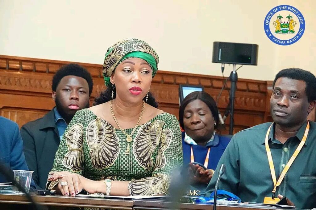 First Lady Fatima Bio Honored at London Political Summit - Sierra Leone ...